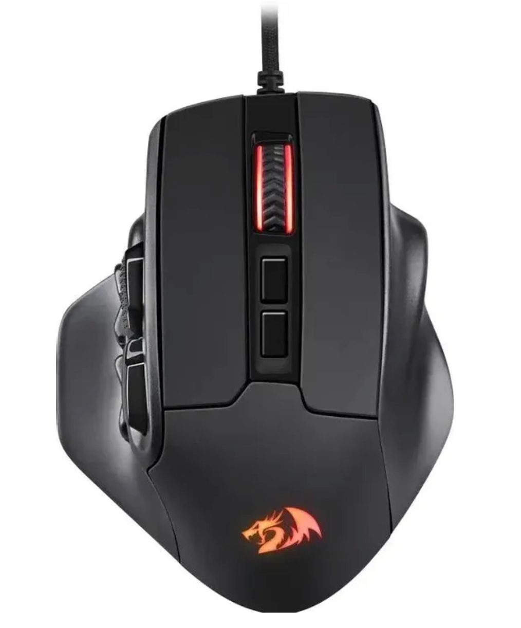 Мышь проводная Redragon Aatrox, игровая, оптическая, USB, 12400dpi, черный