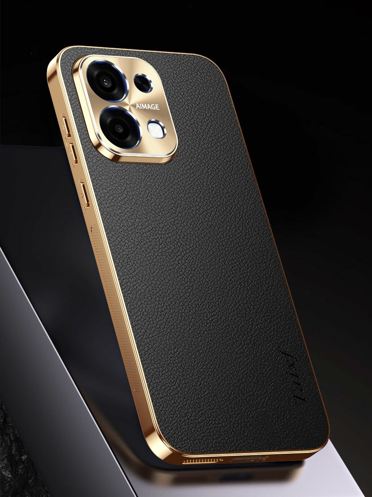 Роскошная кожа чехол для OPPO A6 Pro , c металлической защитой для камеры