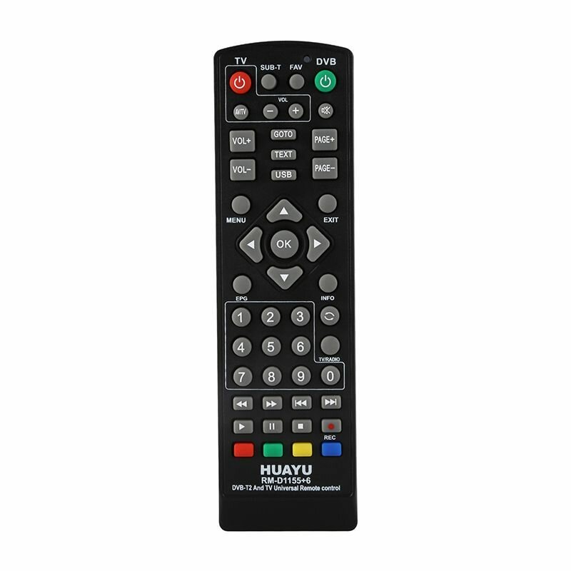 Пульт управления на ресивер RM-D1155 DVB-T2 +3+TV (ver. 2020) бренд SUN