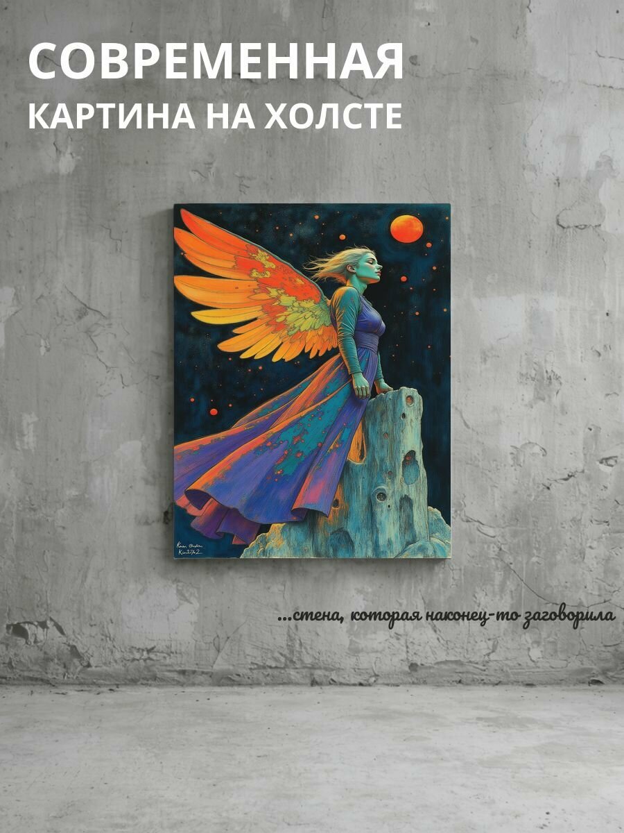 Картина на холсте Ангел 20x30 см