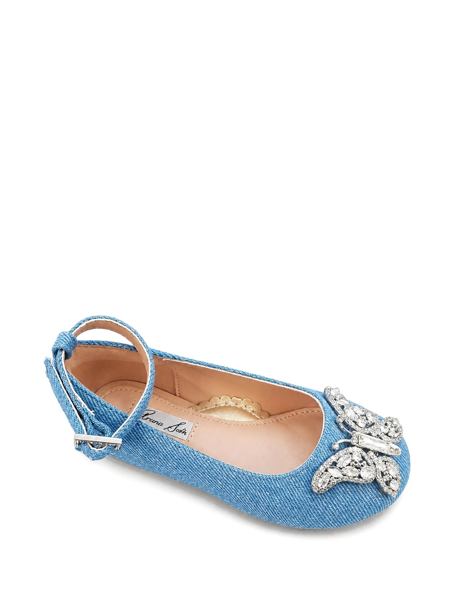 Балетки Angelina crystal-embellished ballet flats