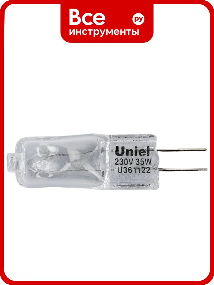 Галогенная лампа Uniel 35/G4 CL JC-220 02585