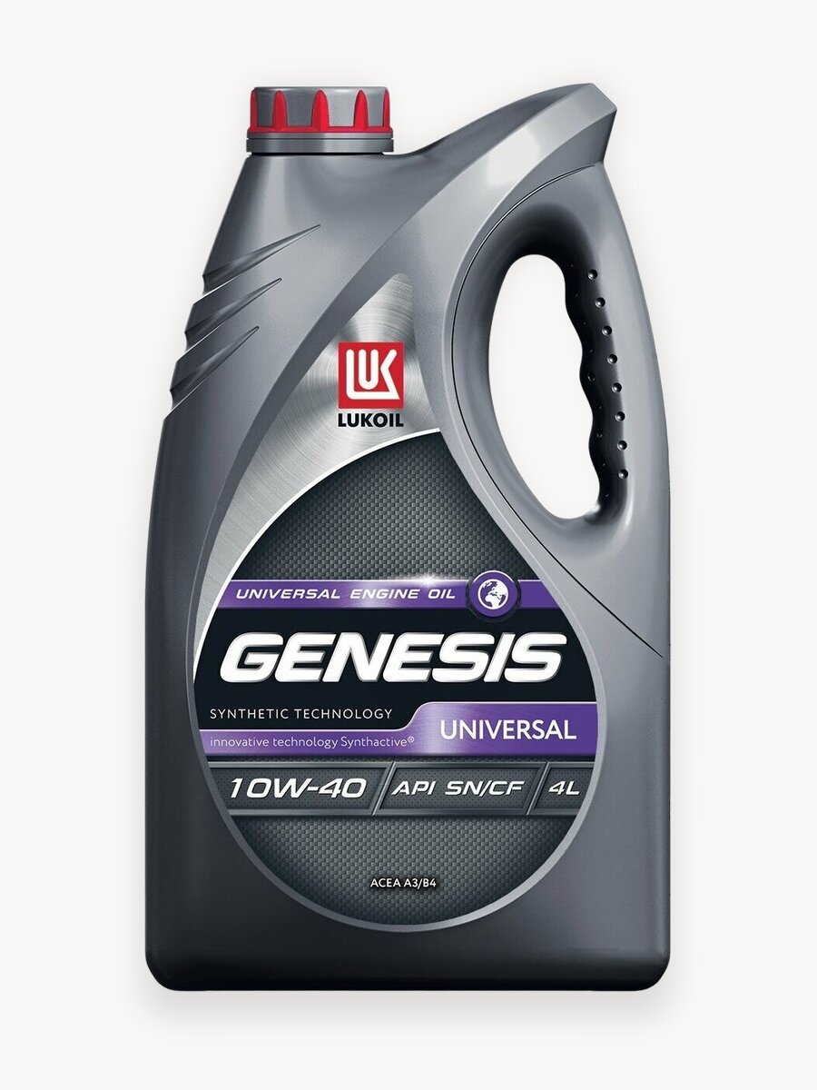 Масло моторное LUKOIL GENESIS UNIVERSAL 10W-40, полусинтетическое, 4 л
