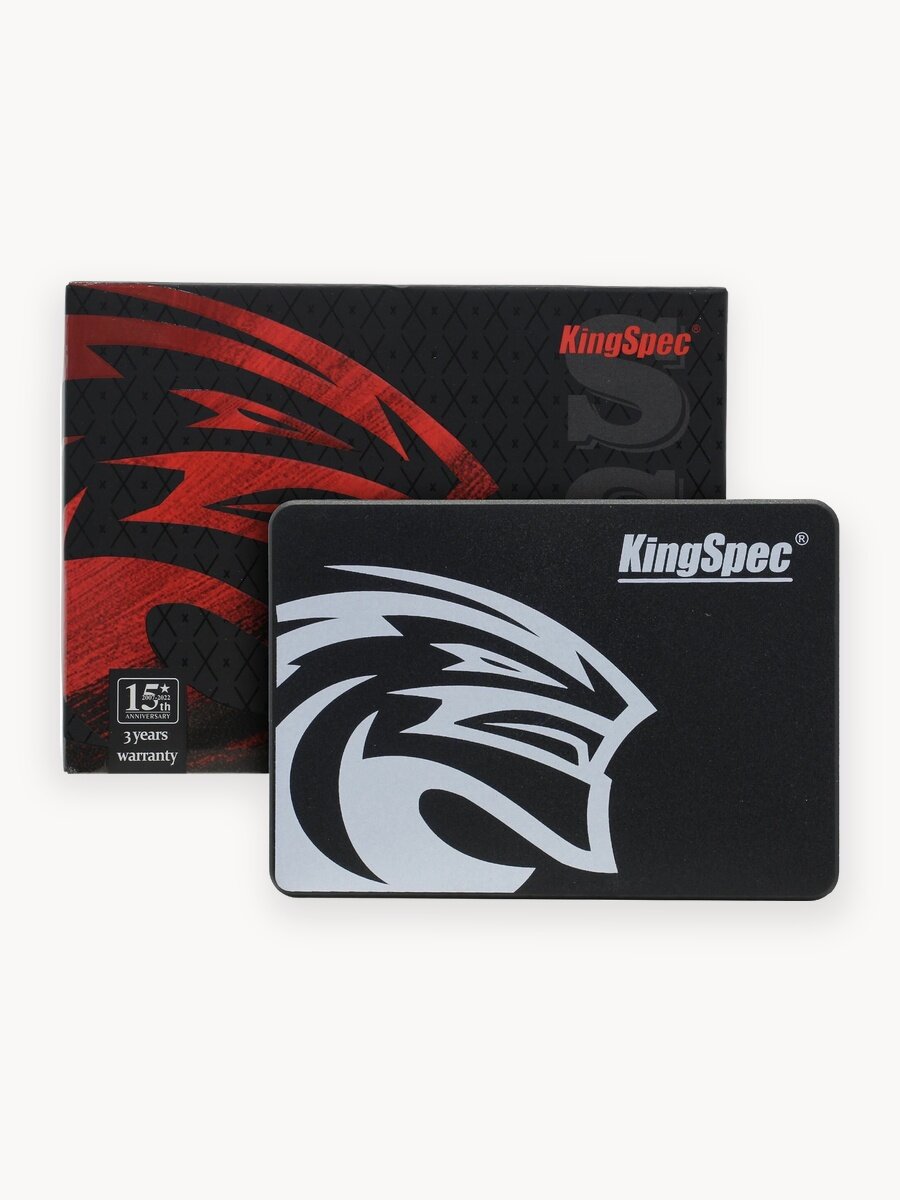 SSD накопитель KINGSPEC P3-512 512ГБ, 2.5", SATA III, SATA