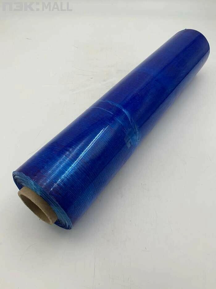Стрейч пленка синяя первичка 0,5м х 352м 17мкм, 2,5кг