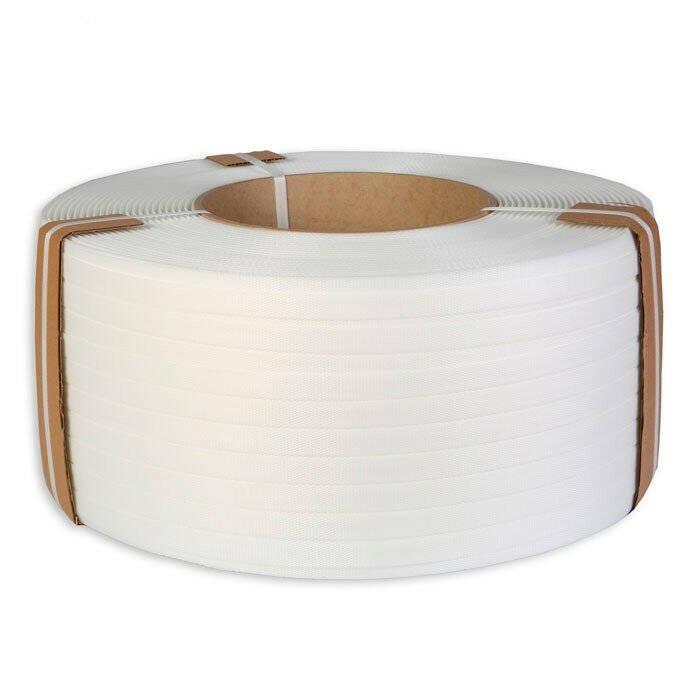 Лента полипропиленовая 12мм*0,6мм*3000м белая