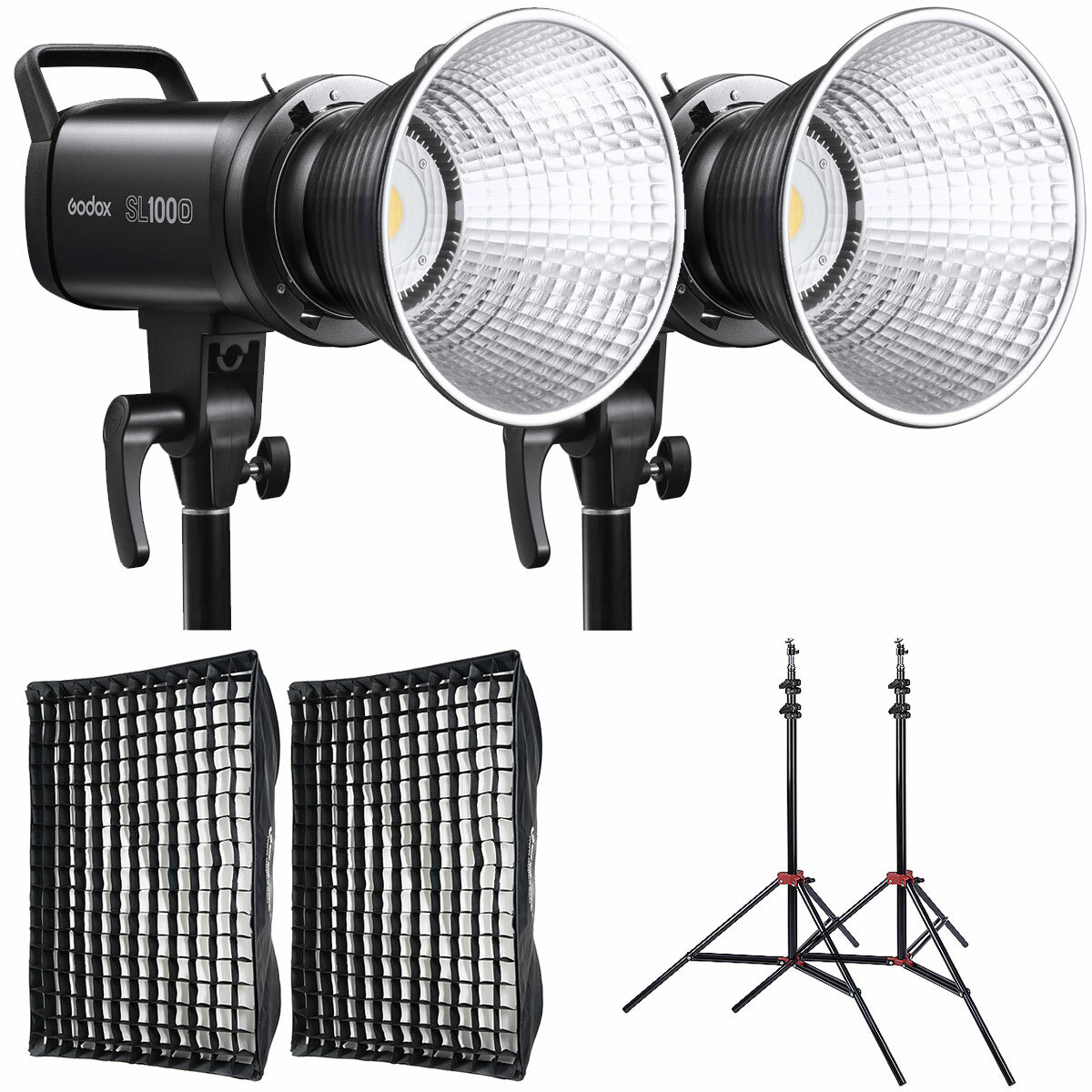 Студийный комплект осветителей Godox SL100D KIT2 Duo