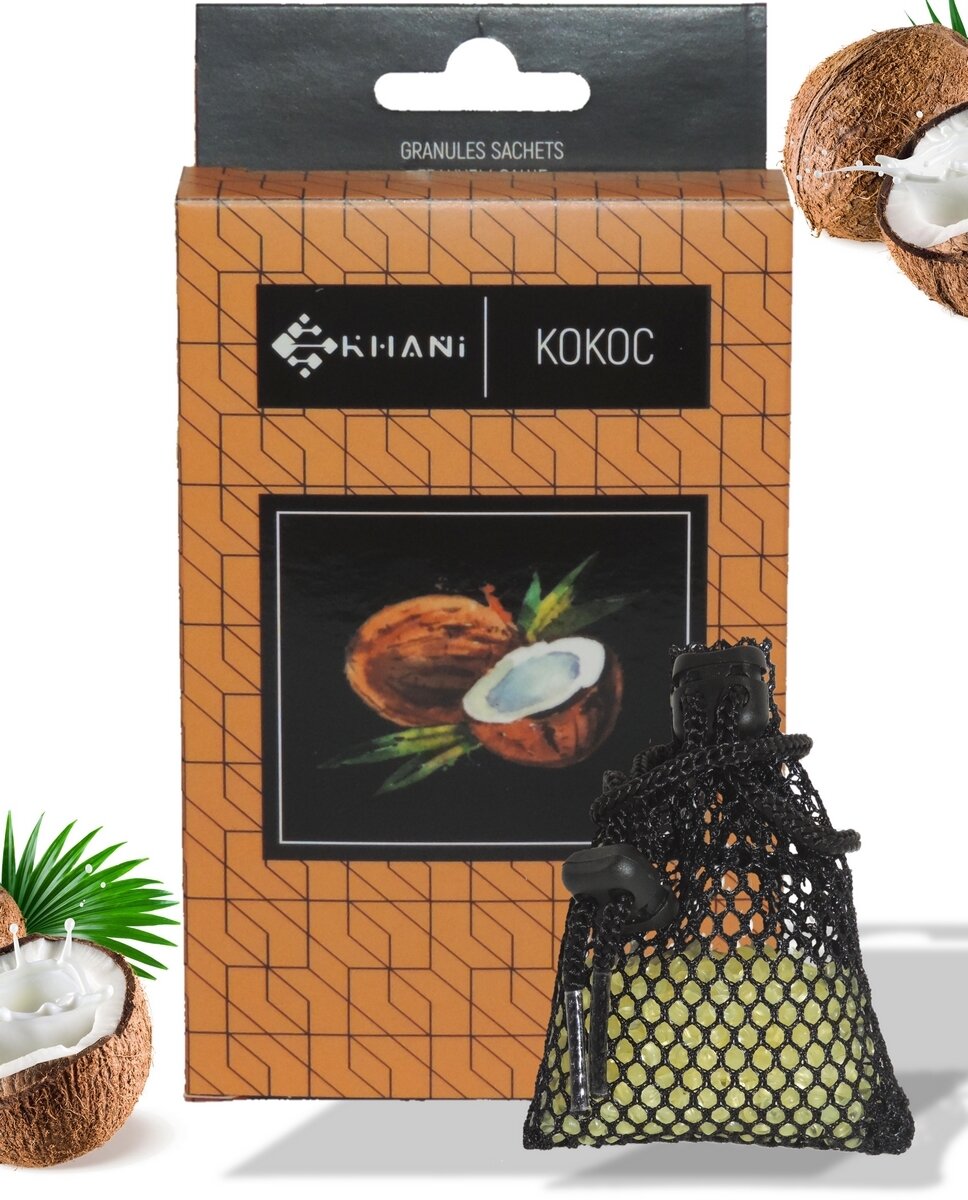 Ароматизатор Khani "Саше", мешочек с гранулами, Кокос, 20гр.
