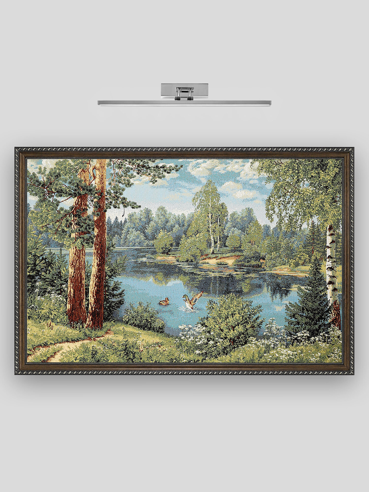 Картина интерьерная на стену Магазин гобеленов "Утки" 52*78 см гобелен