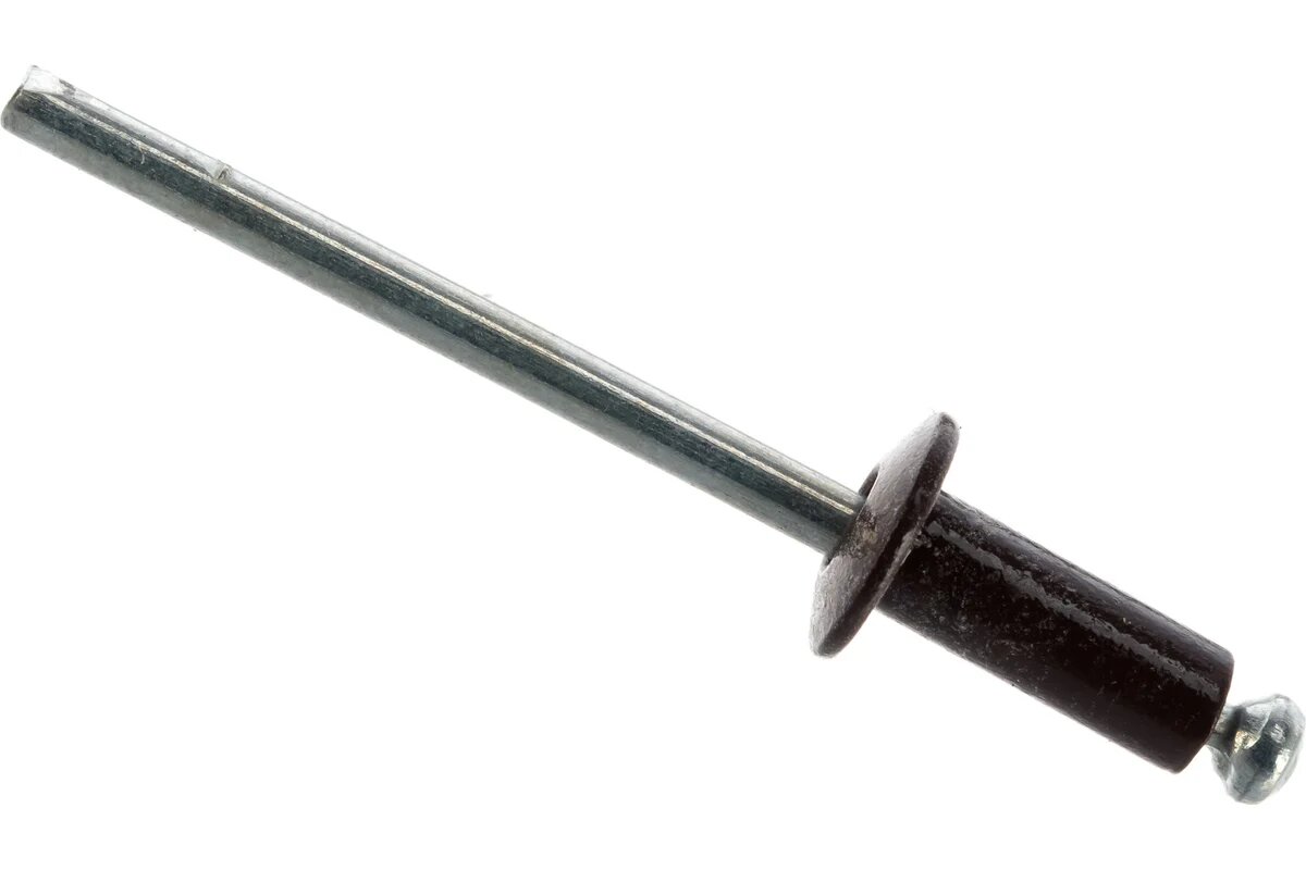 ЦКИ заклепка тяговая Ал-Mg3.5 Ст Плоск. 4.0х10 корич. RAL 8017 BRALO 500шт 64418