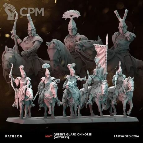 Warhammer High Elves Queen's Guard Archers/Лучники королевской гвардии высших эльфов