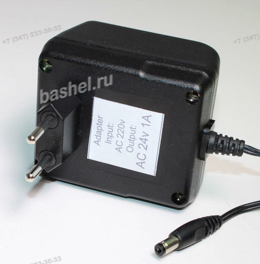 Блок питания AC 24V-1A (для уличной подсветки, разъем 5.5*2.1mm)