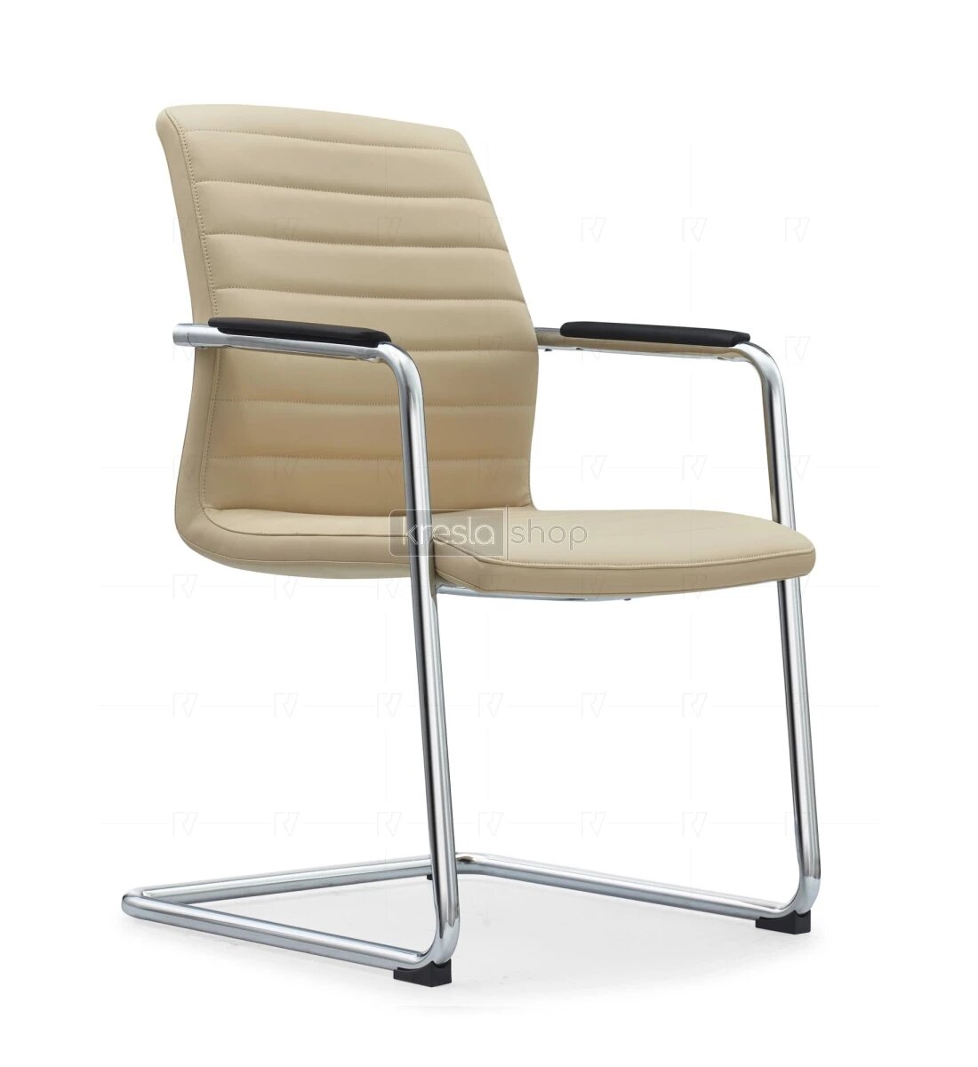 Конференц-кресло Riva Design Amore C2412-1 бежевая премиум экокожа