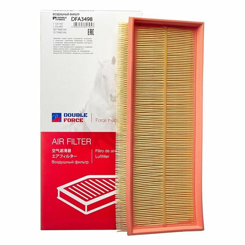 Фильтр воздушный DOUBLE FORCE арт. DFA3498 FORD MONDEO (B4Y) (2000-2007), FORD MONDEO (BWY) (2000-2007)