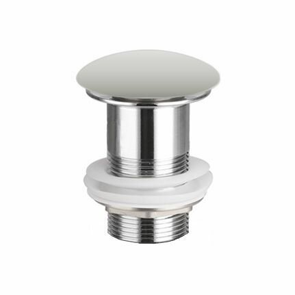 Донный клапан Ceramicanova CN2000MSG с керамической накладкой click-clack серый матовый