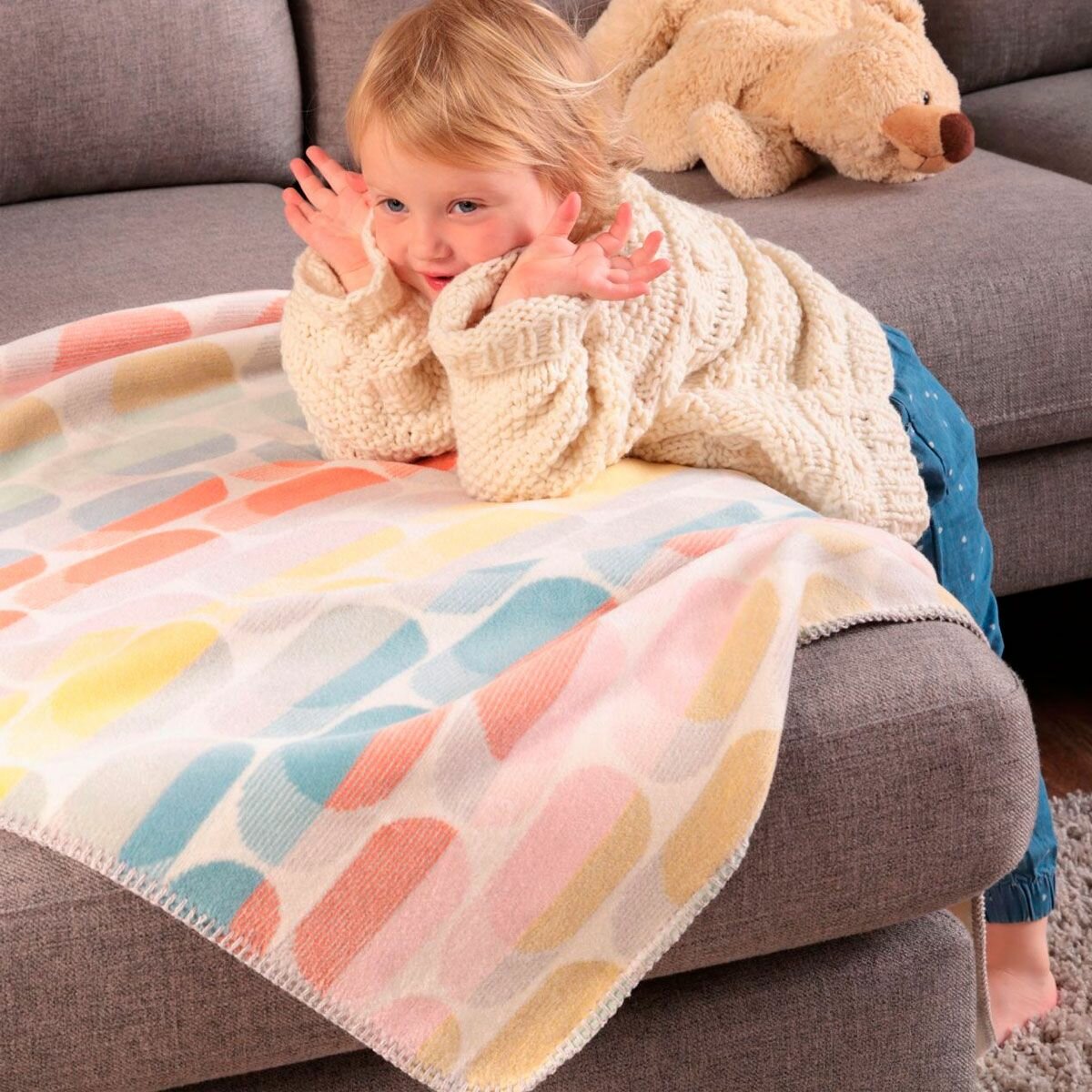 Плед Biederlack "Candy", 150х200 см, текстиль, хлопок, акрил, полиэстер