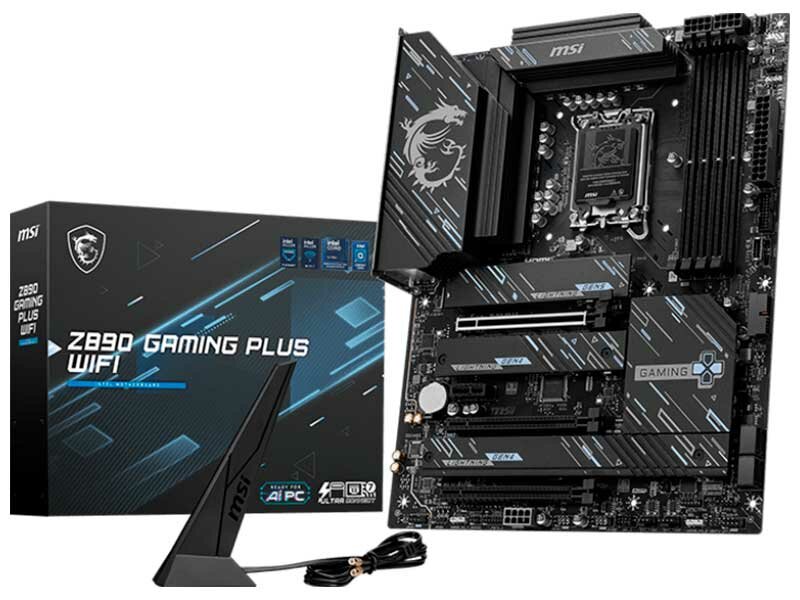 Материнская плата MSI Z890 GAMING PLUS WIFI (s1851, ATX)