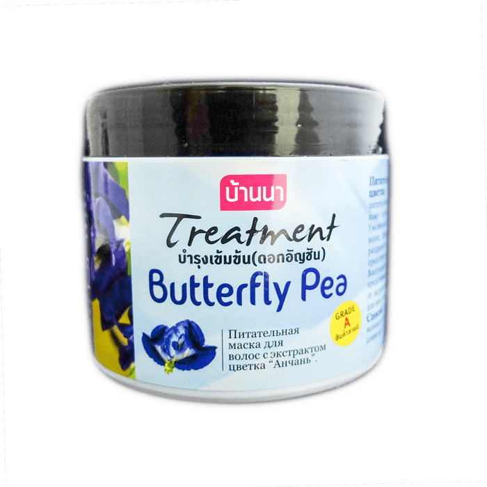 Маска Banna "Клитория" для восстановления, укрепления и роста волос 300 мл.