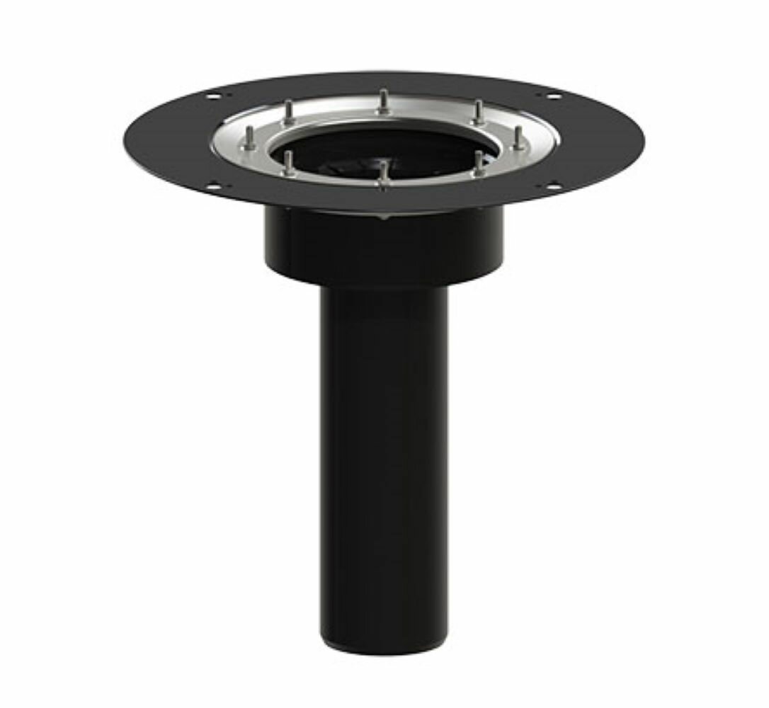 Элемент надставной Дн 110 с обжимным фланцем из нержавеющей стали Татполимер ТП-01. У. Н