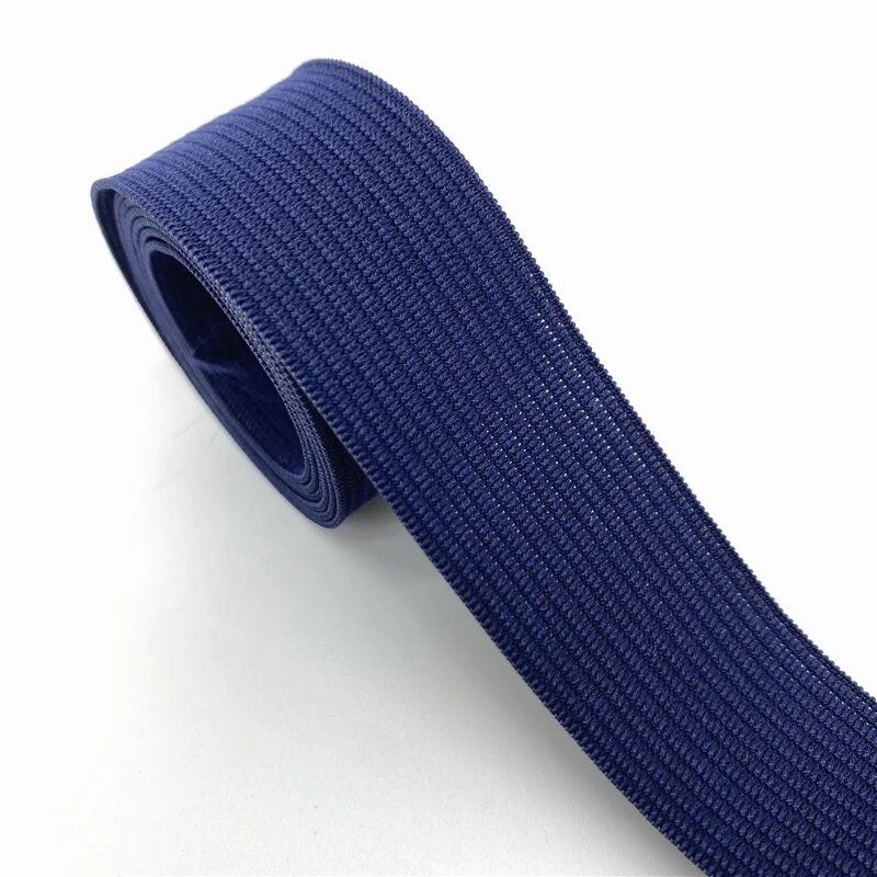 Эластичная резинка для пошива MYDEMBMSSYGYI 20 мм 25 мм Темно-синий, 20mm 2yards, 21