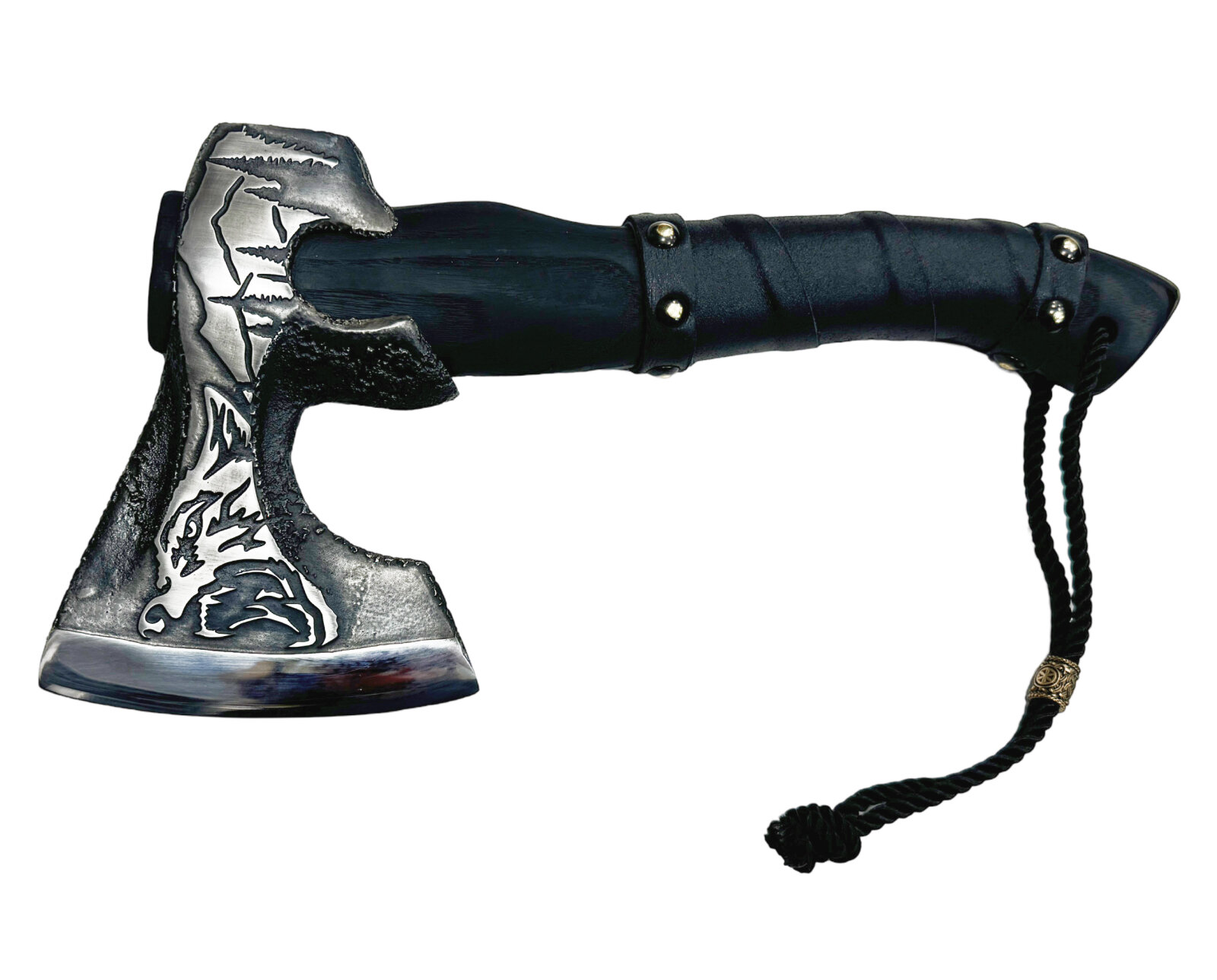 Топор Волк Универсальный кулачный 28см, черный