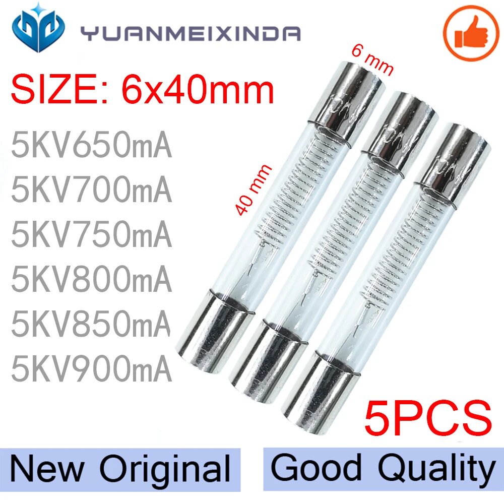 Предохранитель 5KV 6*40 мм 0.6A 600MA