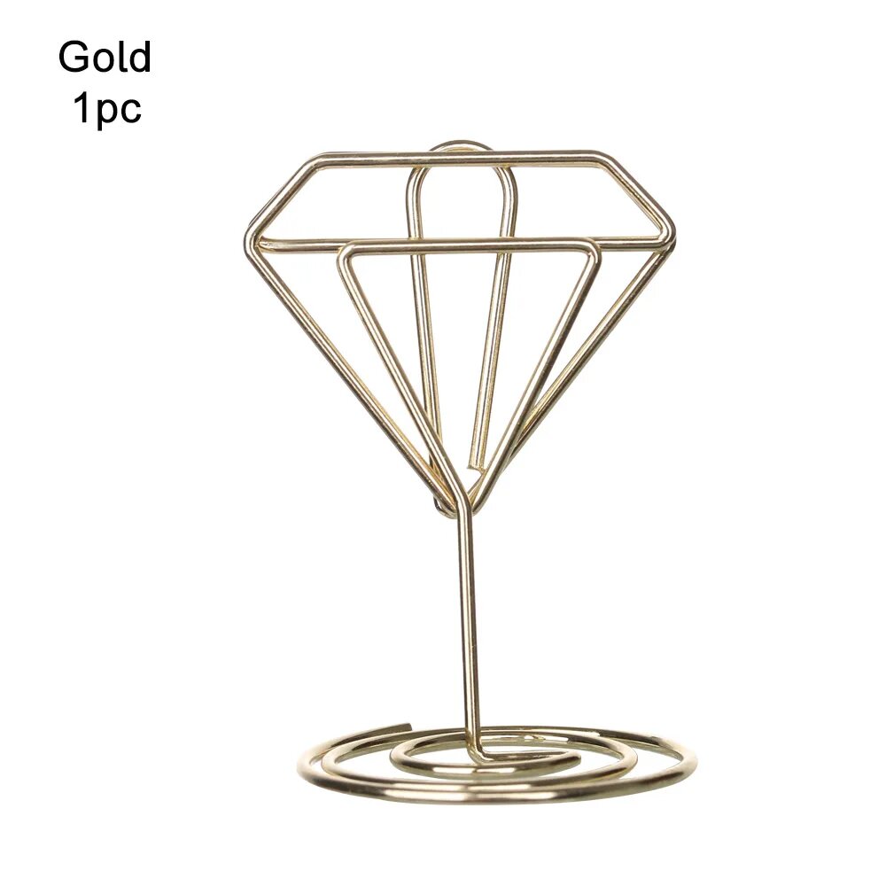 Металлическая фоторамка сердце Type2-1pc gold