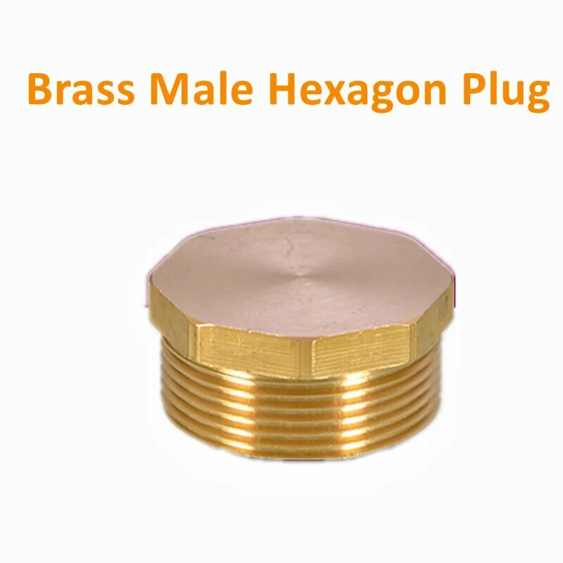 Медные фитинги латунные 1/8"-1" BSP 1", Brass Male Plug