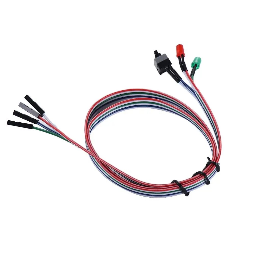 Кабель питания материнской платы ATX с кнопкой сброса Dual Switch