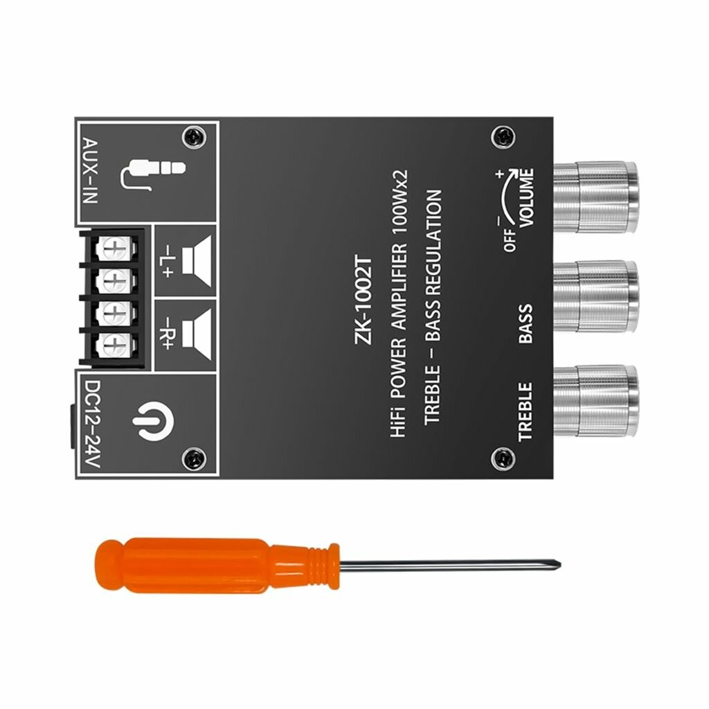 Модуль платы усилителя звука Bluetooth ZK 1002T 100WX2