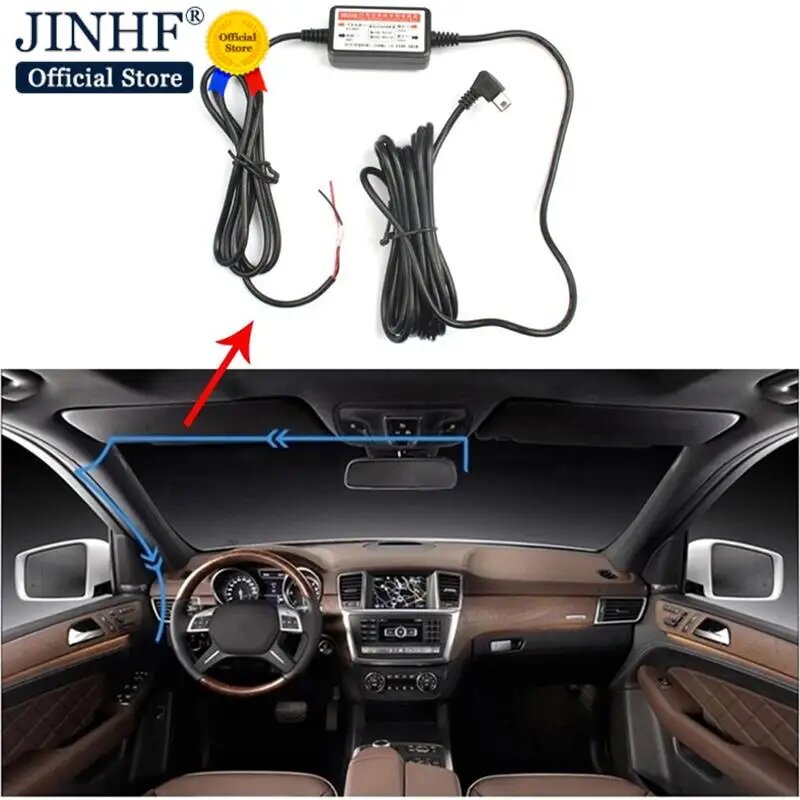 Горячая Распродажа 1 шт. мини USB-порт, кабель, автомобильное зарядное устройство, комплект для камеры, регистратора DVR, эксклюзивный блок питания