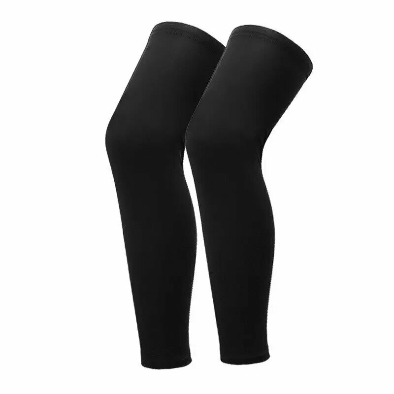 Велосипедные Компрессионные рукава для ног для спорта на открытом воздухе Черный, Black