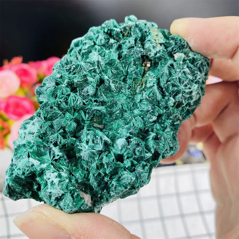Натуральный малахитовый кластер Sisterstone 50-100g 1pc