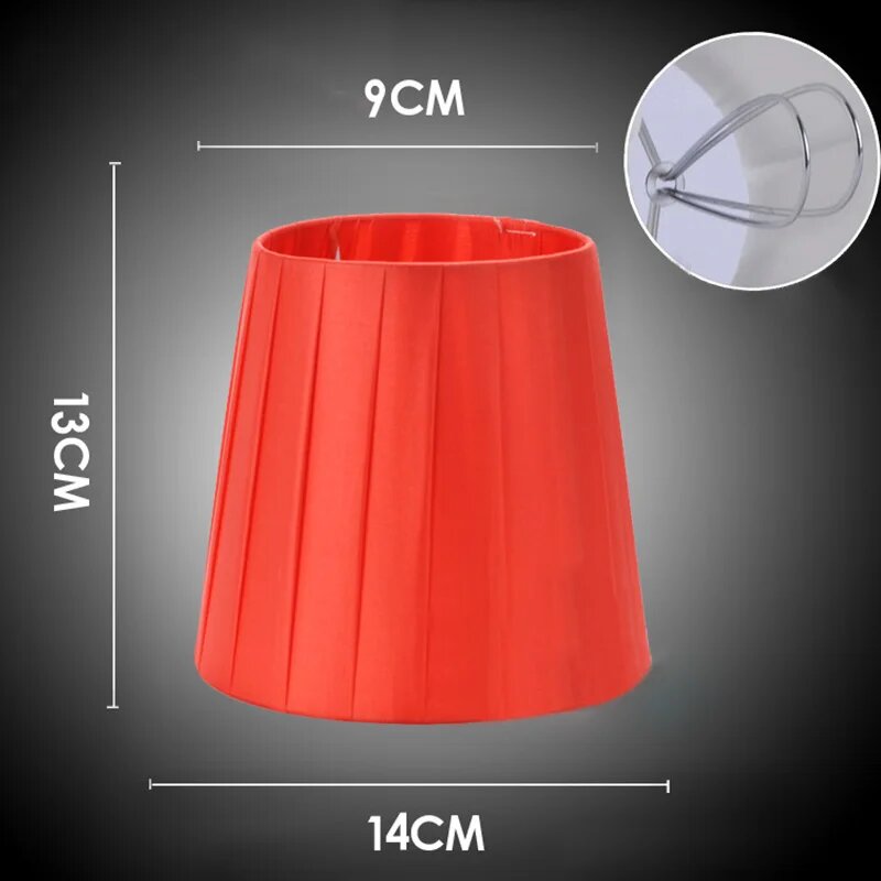 Абажур для люстры E0705VC291 4, Красный