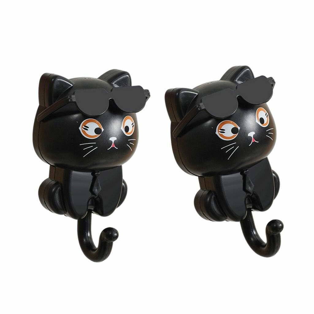 2 крючка для кошачьих мигалок-черные
