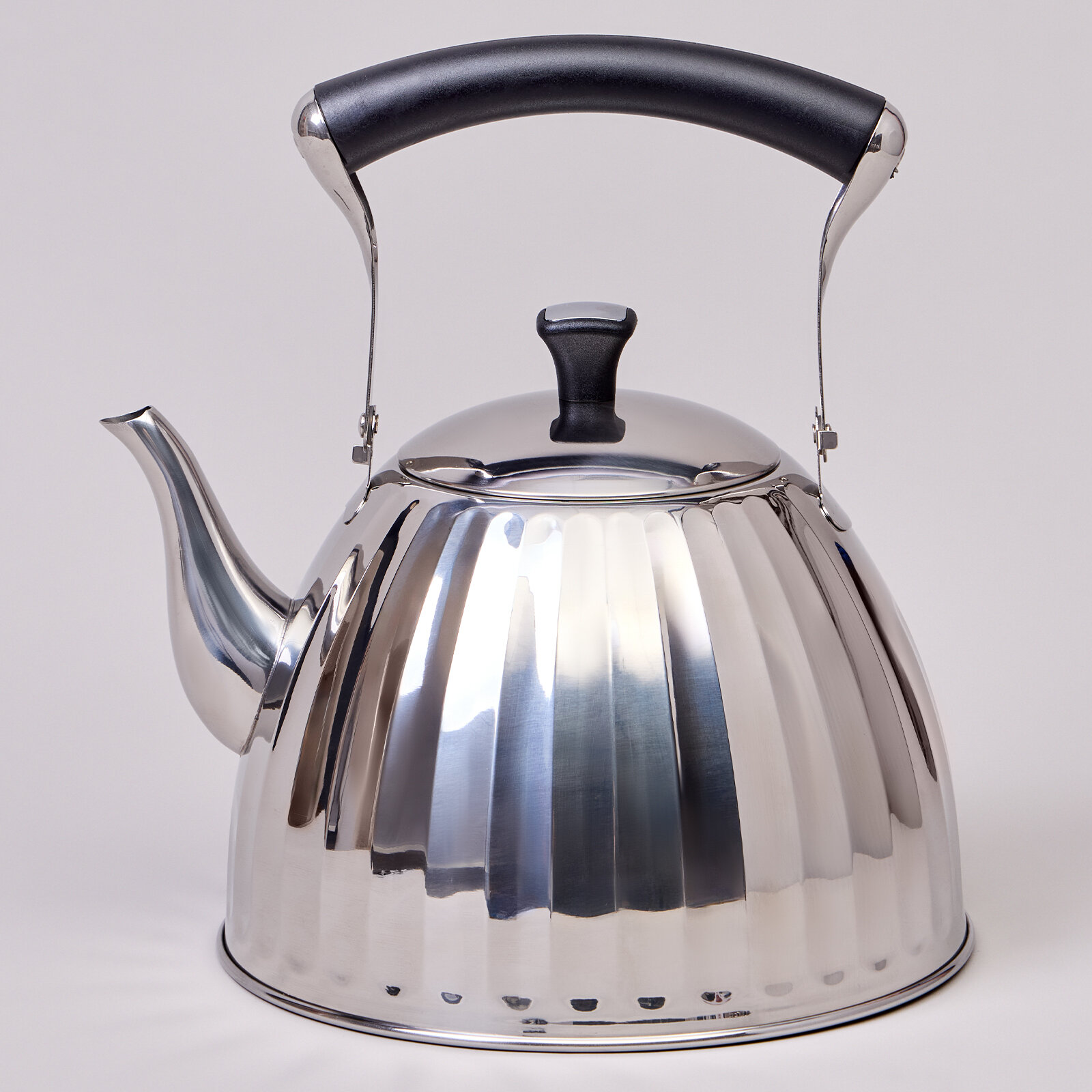 Чайник agness 3,0 л со складывающейся ручкой, индукционное капсульное дно KSG-937-910