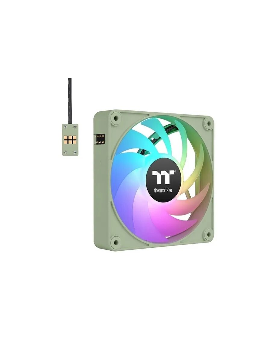 Кулер Thermaltake CT120 EX Sync Matcha ARGB зеленый 4-pin 28.5dB Ret