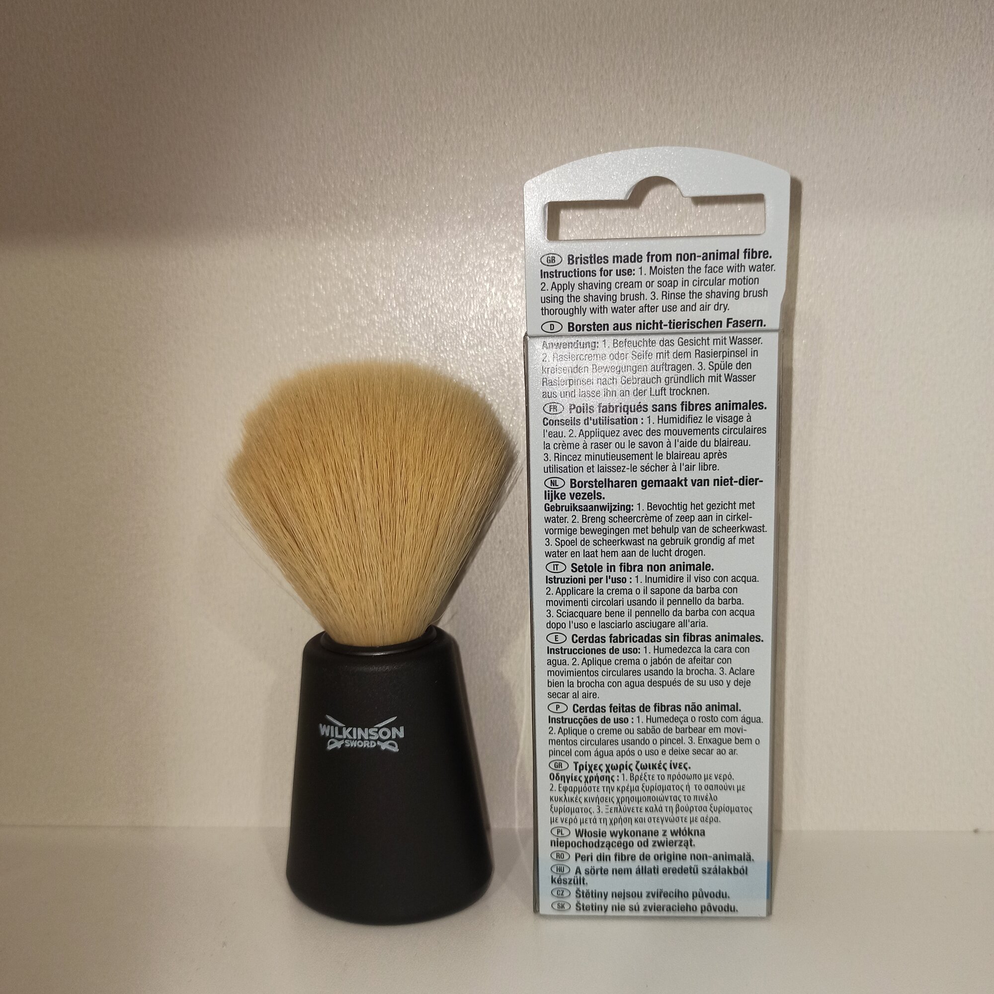 Помазок для бритья натуральный ворс