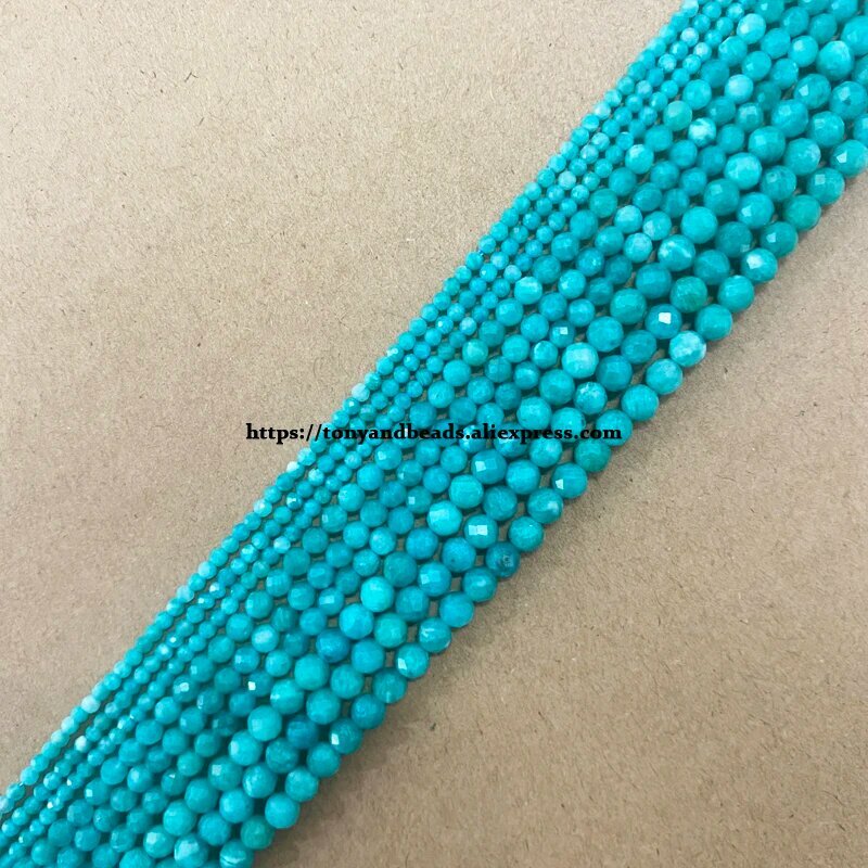 Амазонит бусины 2 3 4 мм Tony and Beads 3mm 115 to 125pcs