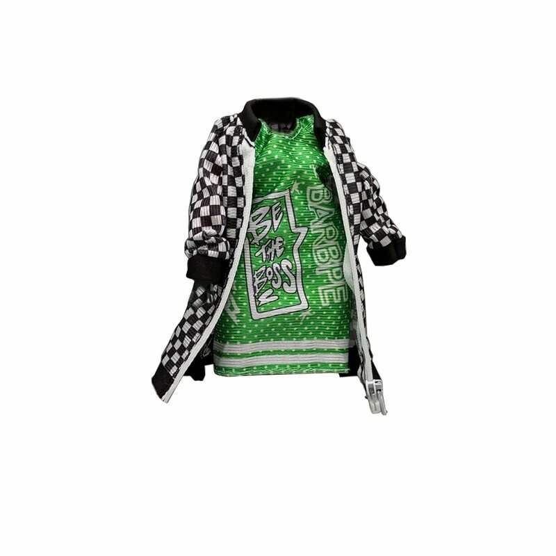 Аксессуары для кукол 28 см Изумрудный, серебристый