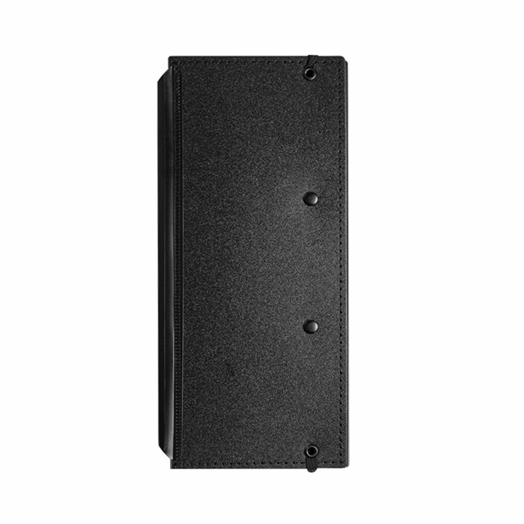 (1 штука) Сложите пополам и втрое доску для письма folder PP folding board-трехслойная доска для письма черного цвета