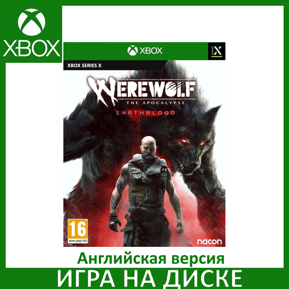 Игра Werewolf: The Apocalypse - Earthblood Xbox Series X Английский язык Диск на Xbox Series X