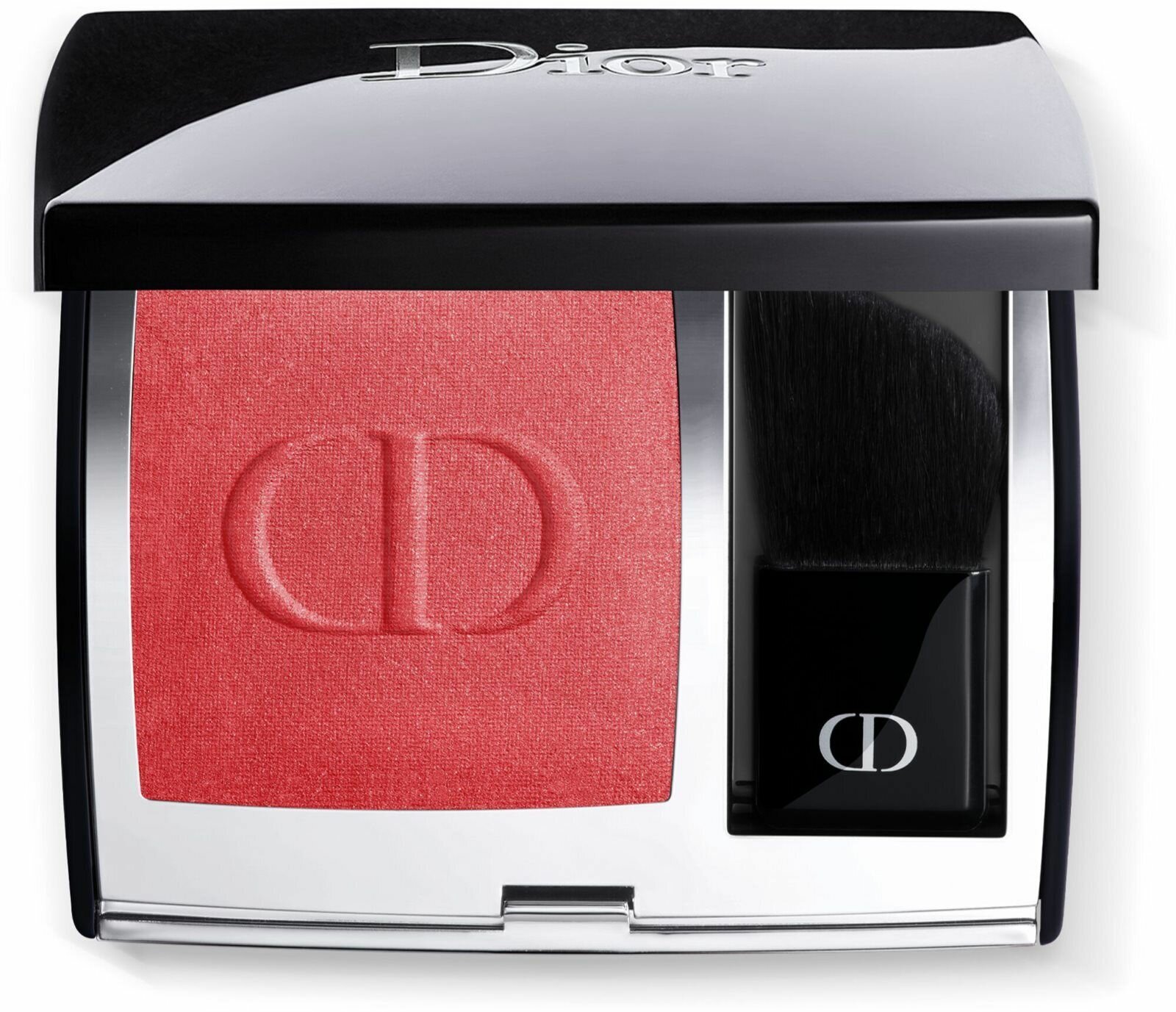 DIOR румяна в компакте, кисть и зеркало Rouge Blush shade 999 (Satin) 6 g