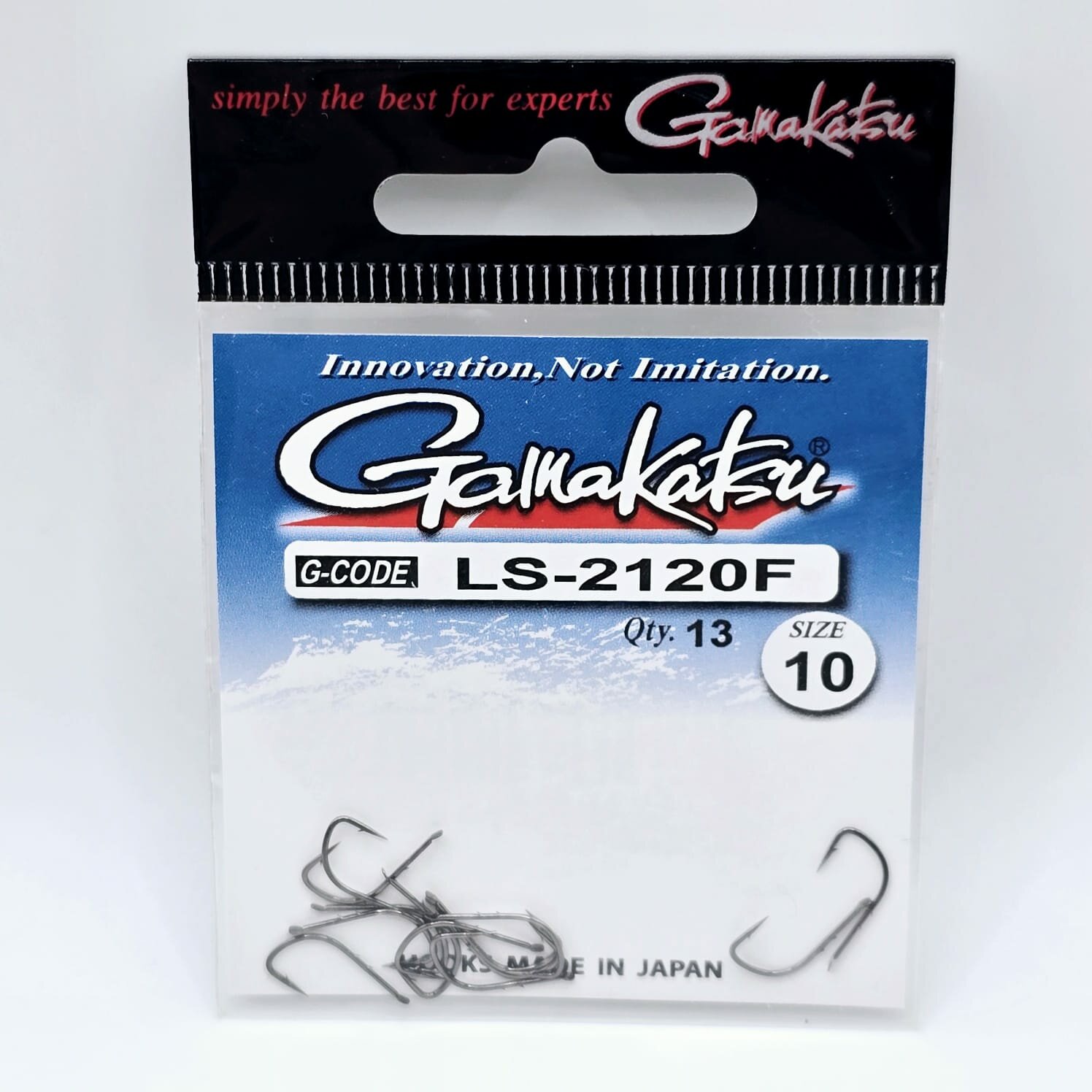 Крючок Gamakatsu серия "LS-2120" размер №10, количество 13 штук