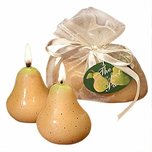 Свечи груши ручной работы подарочная