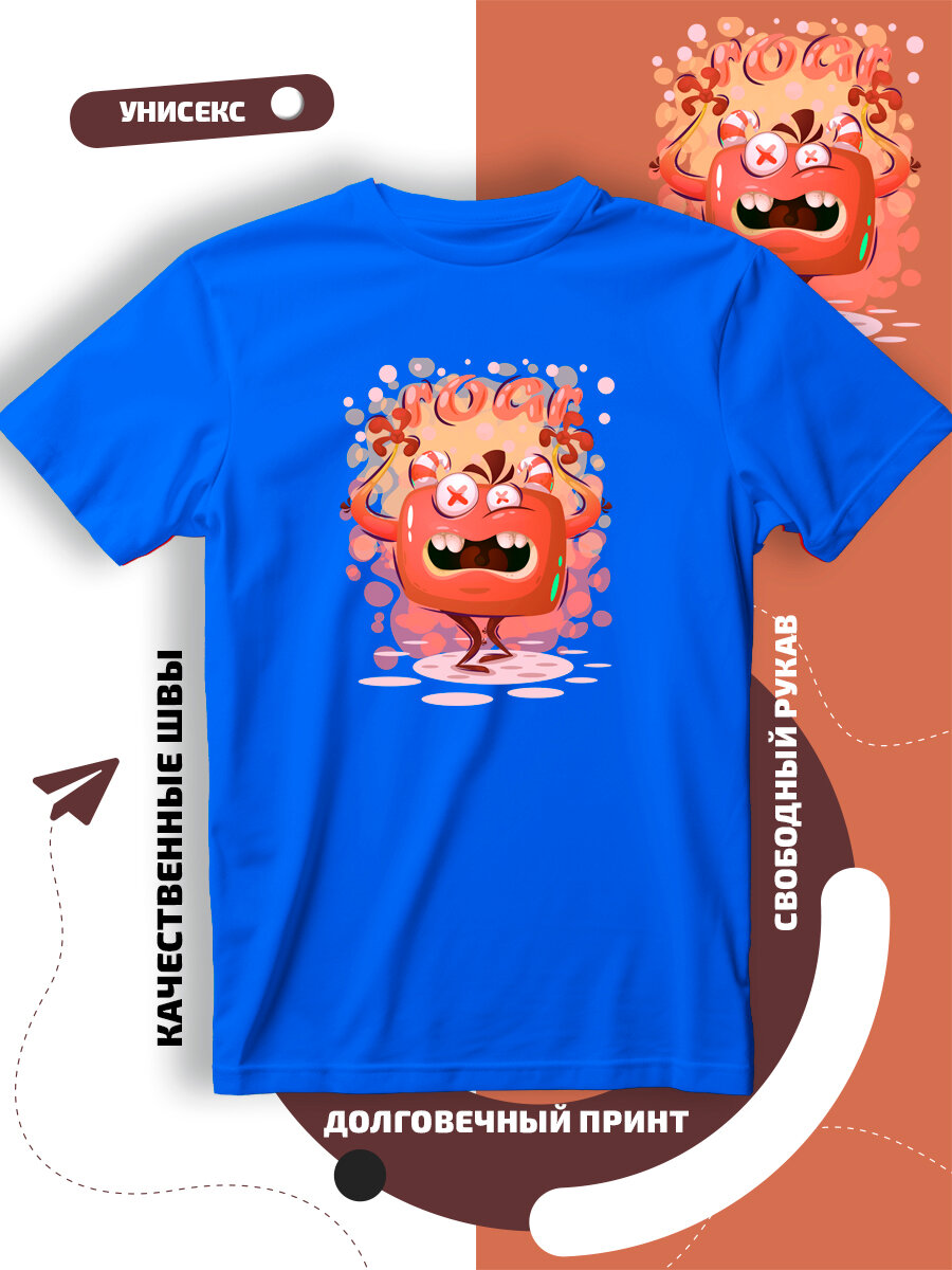 Футболка монстр с надписью roar