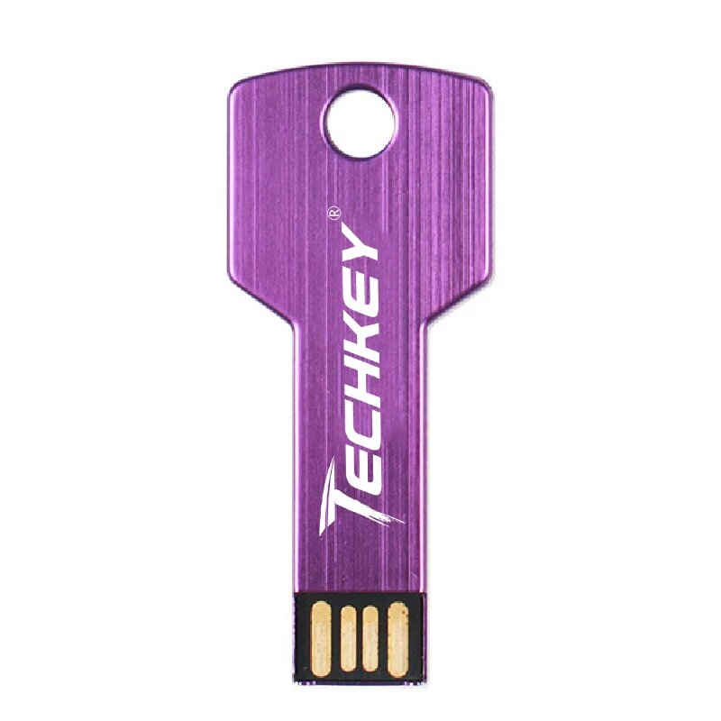 TECHKEY металлический USB флеш-накопитель 64 ГБ, purple