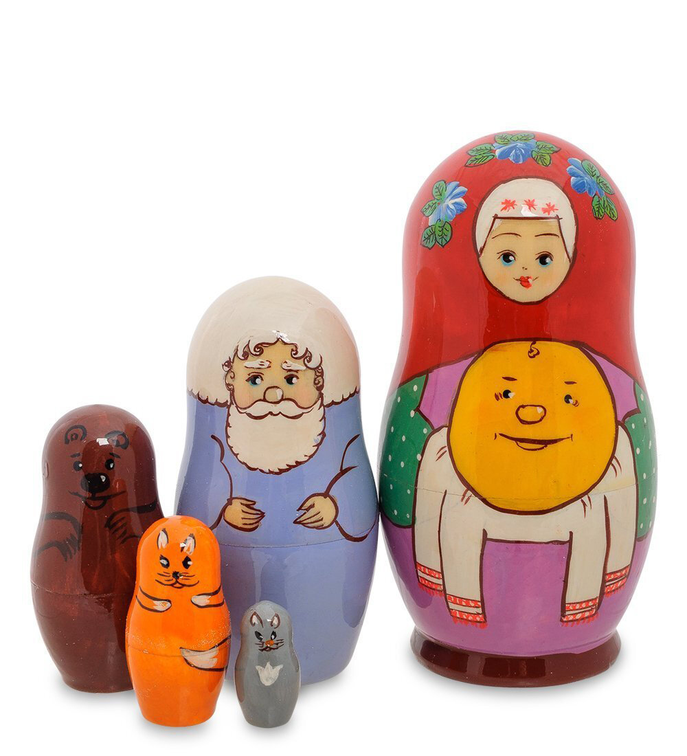 Матрешка-Сказка 5м "Колобок"