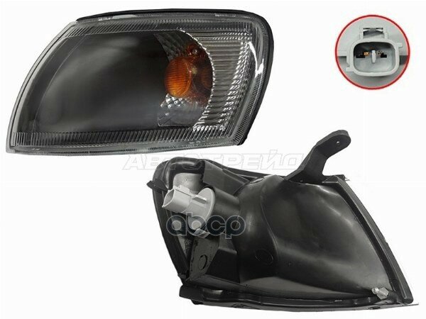 Габарит Toyota Caldina (T190) 92-02 / Carina E 92-98 (Слева/ чёрный) Sat арт. ST-212-1580BL