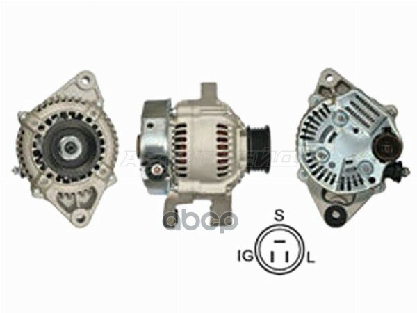 Генератор TOYOTA COROLLA/CERES/LEVIN/SPRINTER 91-95 4/5AFE 12V 70A(круглая фишка Sat арт. ST850055